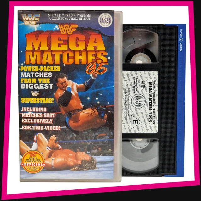 MEGA MATCHES 95 - WWF/WWE PPV VHS 1995 Silver Vision £9.95 - PicClick UK