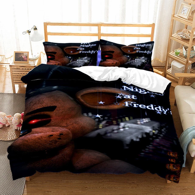 3D FIVE NIGHTS at Freddy's Duvet/Quilt/Cover FNAF Bedding Set King ...