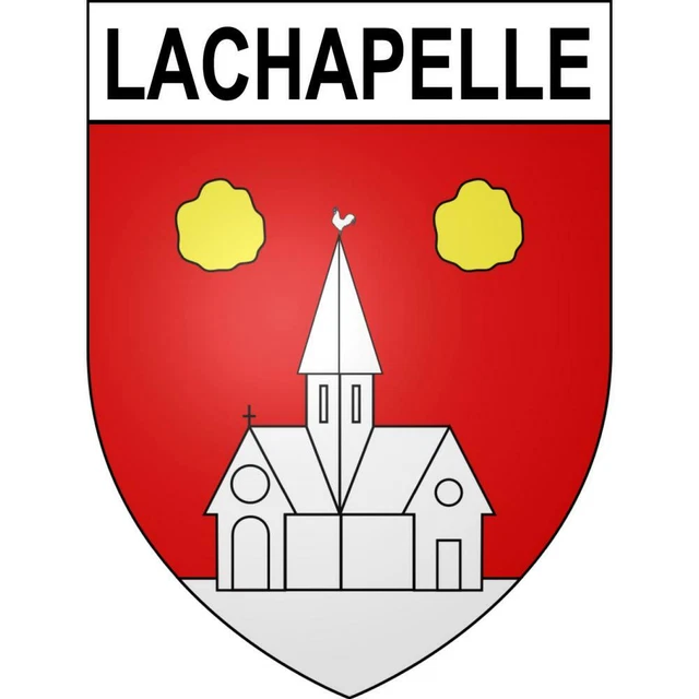 LACHAPELLE 54 VILLE sticker blason écusson autocollant adhésif EUR 6,99 - PicClick FR