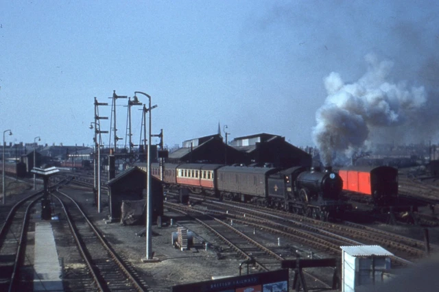 35MM RAILWAY SLIDE: COLOUR-RAIL: BRE 1949: CLASS D16: 62618 £2.00 ...