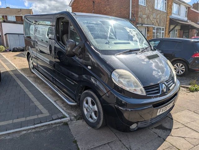 RENAULT TRAFFIC 9 seater van 2008 Black 07984363052 £1,450.00 - PicClick UK