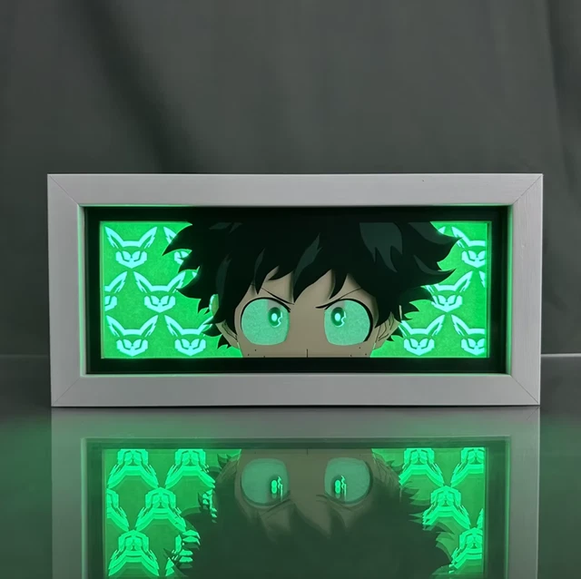 MY HERO ACADEMIA Izuku Midoriya Deku USB LED Light Box Anime Manga ...