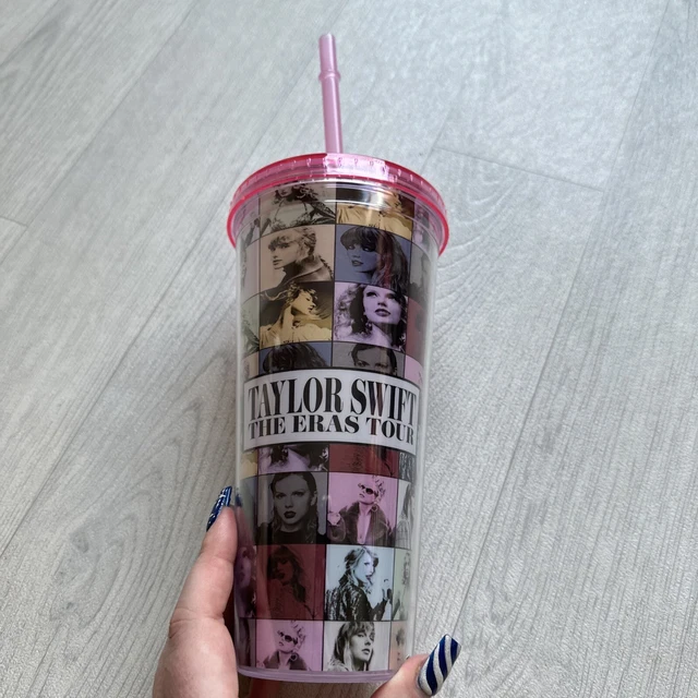 TAYLOR SWIFT THE Eras Tour Movie Merchandise ODEON Premium Pink Tumbler ...
