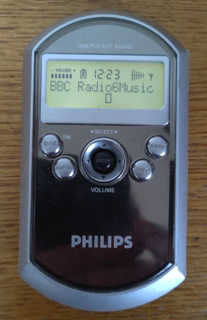 PHILIPS DA1000/05 DAB/FM Pocket Radio £11.99 - PicClick UK