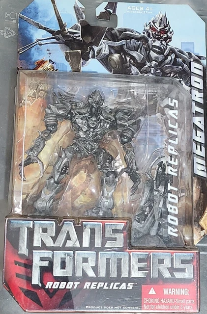 TRANSFORMERS ROBOT REPLICAS MEGATRON 5" Action Figure 2007 Movie Hasbro ...