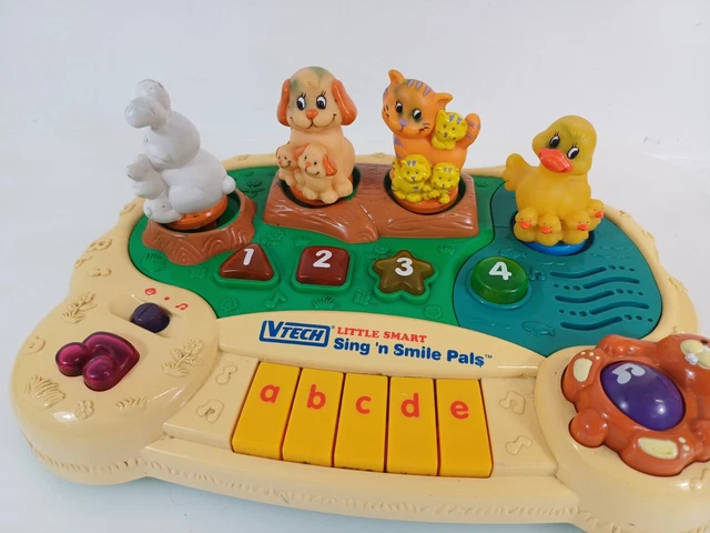 VTECH LITTLE SMART Sing N Smile Pals Vintage Collectable Toy Working ...