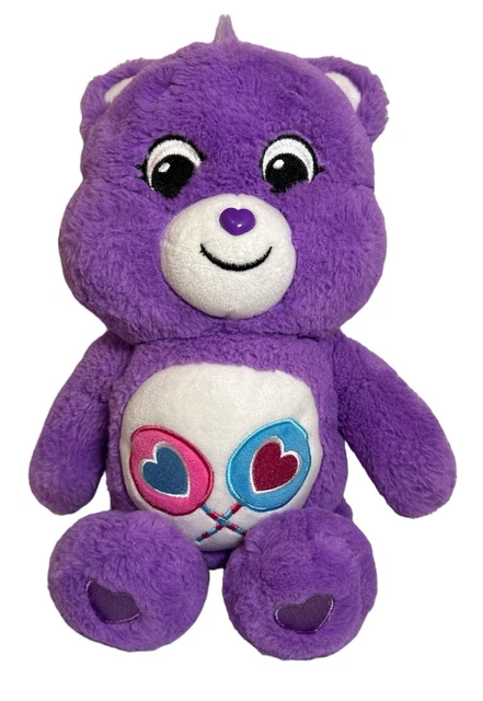 CARE BEARS LOLLIPOPS Share Bear Original, Purple Lilac 14" Inch Soft ...