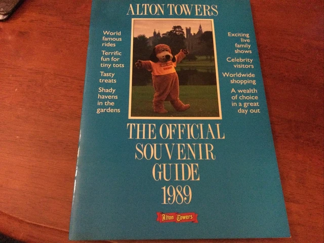 1989 ALTON TOWERS Official Guide - Park Map Inside. Henry Hound £25.00 ...
