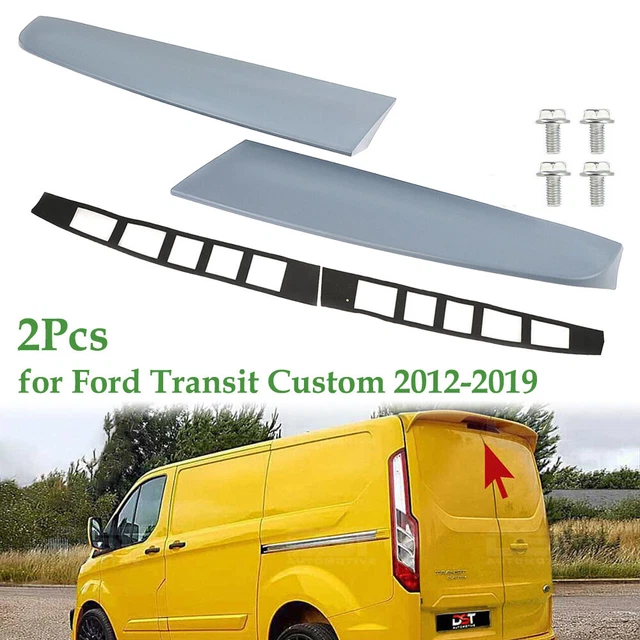 FOR FORD TRANSIT CUSTOM TWIN BARN DOOR REAR ROOF TAILGATE SPOILER FIT ...