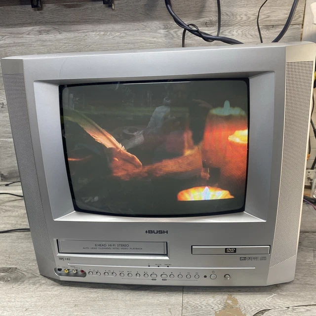BUSH BTV183DVD/A RETRO Gaming CRT TV VHS DVD Combi Vintage Rare Faulty DVD £79.99 - PicClick UK
