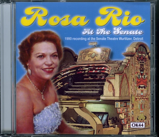 CD ROSA RIO at the Senate [nouveau] 2024 Wurlitzer Organ Release (Detroit) EUR 11,66 - PicClick FR