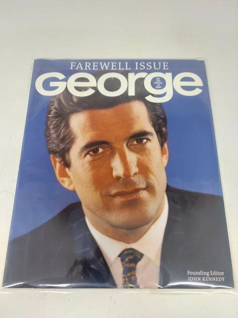 GEORGE MAGAZINE FAREWELL Issue -- John Kennedy Jr -- Jan. 2001 £20.71 ...
