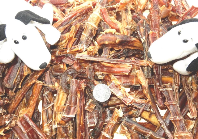 BULLY STICKS PIZZLE Cut Pieces 500g. Australian Dog Treats Chews ...