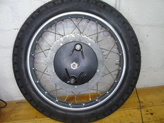 BSA B50 B25 Triumph T25 Rear Wheel Rebuilt £350.00 - PicClick UK