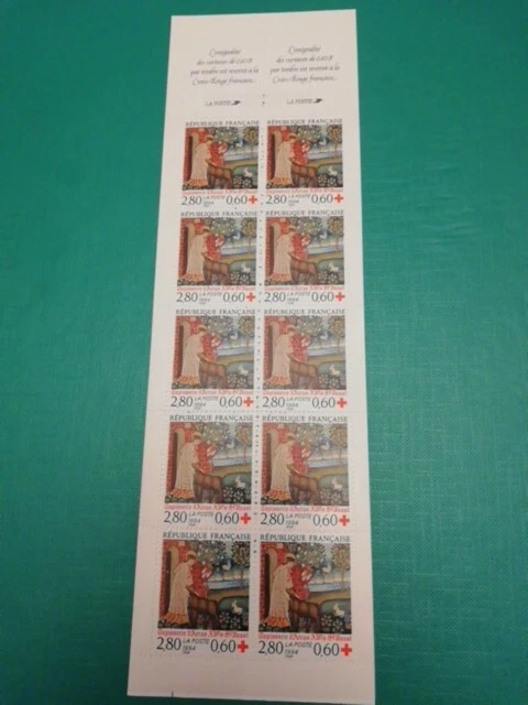 CARNET TIMBRE NEUF croix rouge france 1994 EUR 2,00 - PicClick FR