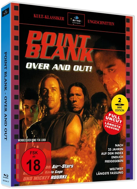 ASTRO KULT POINT BLANK over and out ! MICKEY ROURKE 1997 BLU-RAY NEU ...