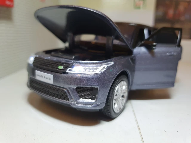 RANGE ROVER SPORT Stornaway Grey Doors Open Lights 1:32 Scale Diecast ...