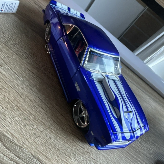 MAISTO PRO RODZ 1:18 1968 Chevy Camaro Z/28 RARE Color Blue Flames EUR ...