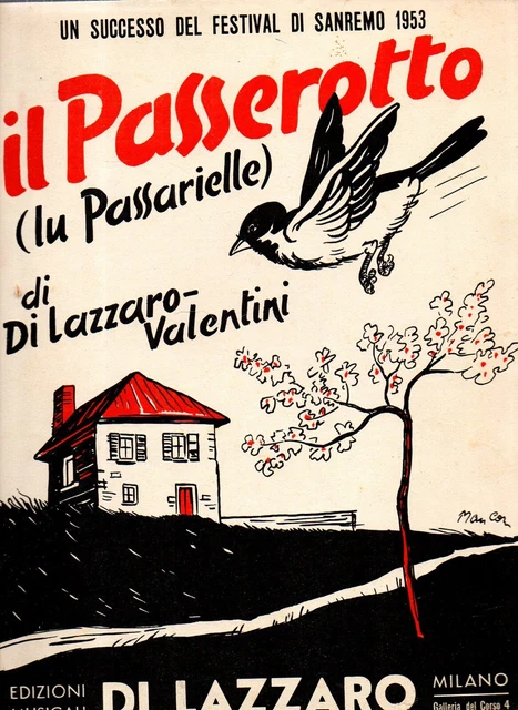 @SC4 IL PASSEROTTO LU PASSARIELLE spartito partitura 696 EUR 12,00 ...