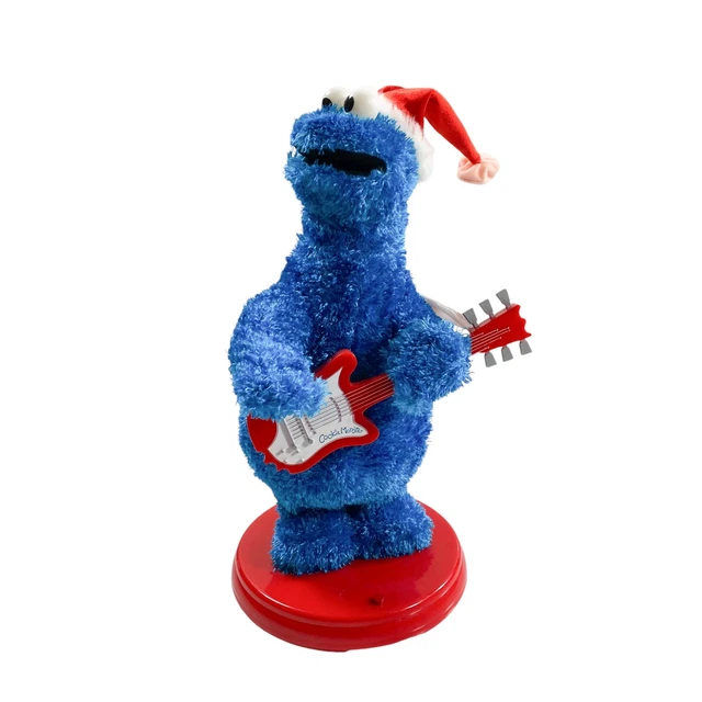GEMMY COOKIE MONSTER Sesame Street Sings We Wish You A Merry Christmas ...