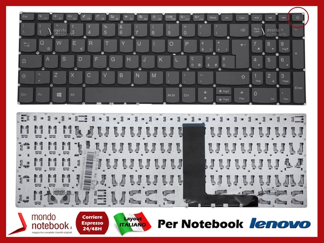 CLAVIER ITALIEN LENOVO Ideapad S145-15API S145-15IIL S145-15IGM 81MX ...
