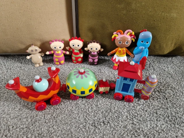 CBEEBIES IN THE Night Garden Figures & Ninky Nonk Train Iggle Piggle ...