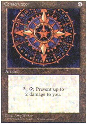 HEAVY PLAY, ANGLAIS MTG Regular Conservator 4ème édition Magic the ...