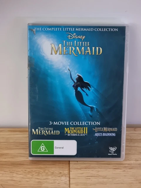 DISNEY THE LITTLE Mermaid 3 Movie Collection DVD Region 4 PAL $9.99 ...