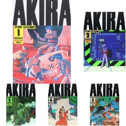 AKIRA COMIC COMPLETE Set of 6 Volumes JAPANESE MANGA Comics book £150.20 - PicClick UK