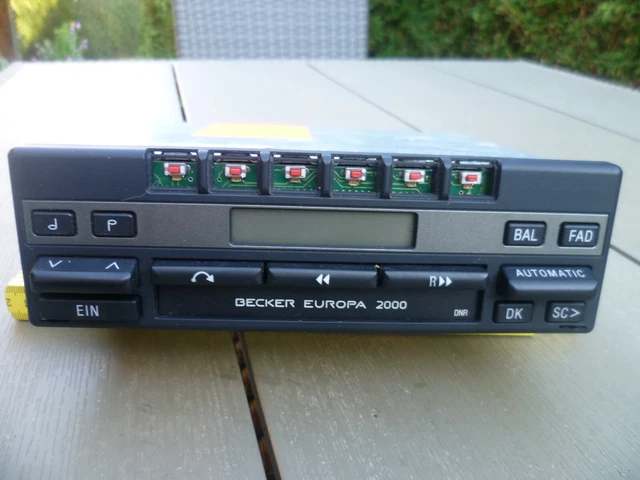 OLDTIMER MERCEDES BECKER Europa 2000 Autoradio Cassettenradio Radio ...