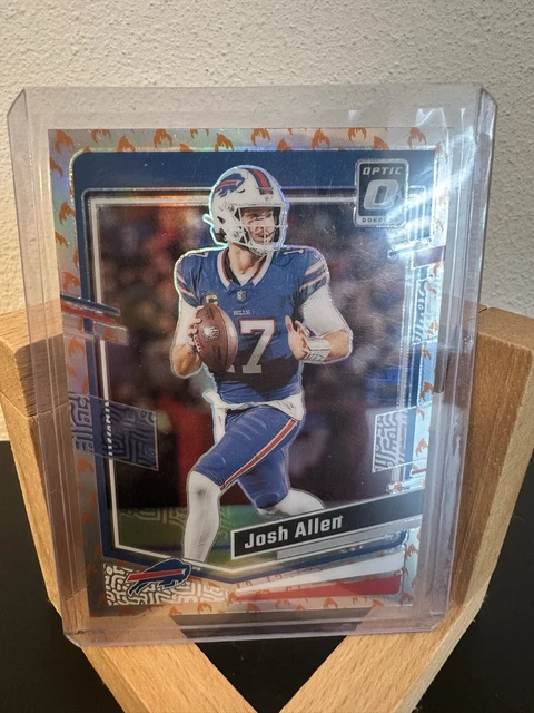 JOSH ALLEN 2023 Optic Fire Emoji SSP BILLS Case Hit MVP EUR 35,00 ...