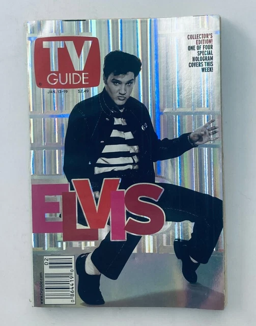 TV GUIDE MAGAZINE January 13 2001 Elvis Presley Time Warner-Tampa Bay ...