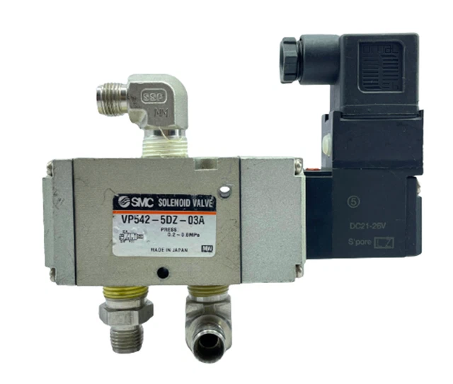 SMC VP542-5DV-03A PNEUMATIC Solenoid Valve 0.2-0.8MPA MW $173.07 ...