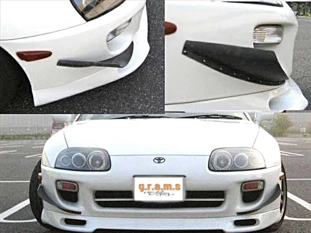 TOYOTA SUPRA MK4 Front Bumper Carbon Fiber Canards 2pcs Bumpers ...