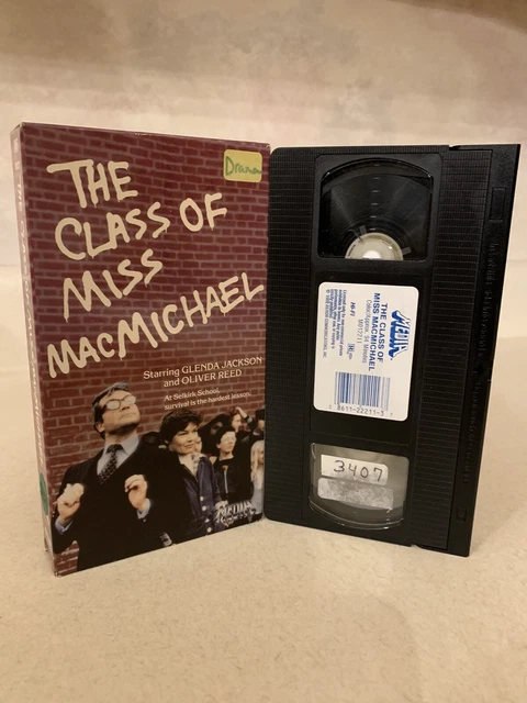 THE CLASS OF MISS MACMICHAEL (VHS Rated R) Glenda Jackson, Oliver Reed ...