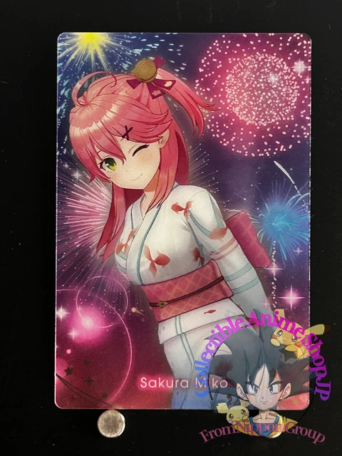 SAKURA MIKO HOLOLIVE Wafer Card Japanese Collection Bandai VTuber JAPAN ...