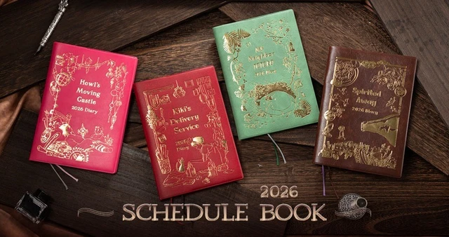 STUDIO GHIBLI 2026 Schedule Planner Totoro, Spirited Away, Kiki, Howl (4 Types) $47.46 - PicClick CA