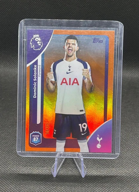 DOMINIC SOLANKE - Topps Premier League 2025/26 - Tottenham - #14/25 £21 ...