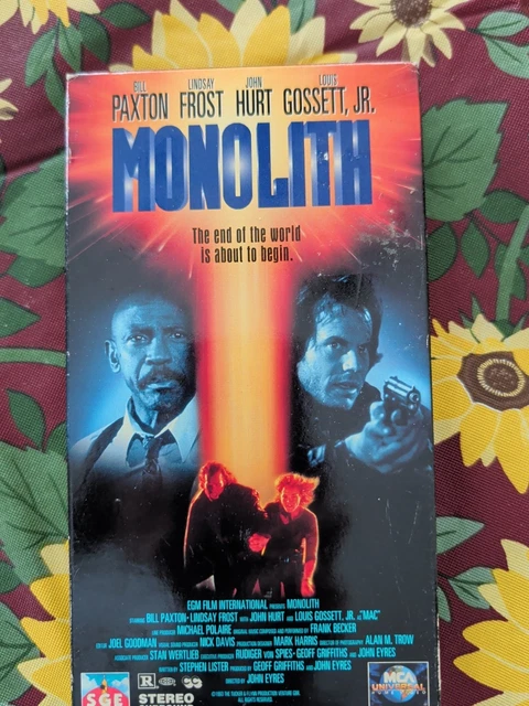 MONOLITH BILL PAXTON (VHS, 1994) John Hurt Louis Gossett Jr £4.43 ...