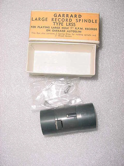 NOS GARRARD AUTOSLIM LRS5 LRS 5 Large Spindle 7” R.P.M Record Adapter ...