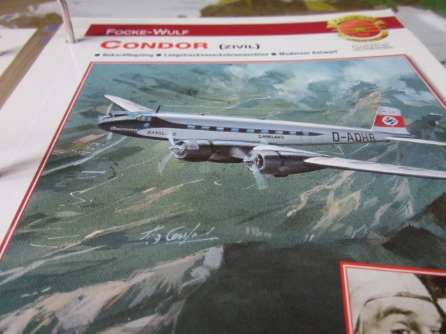 FLIEGEN 14: KARTE 46 Focke Wulf Condor Zivil EUR 4,75 - PicClick DE