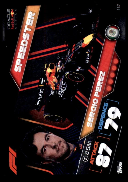 137 - TURBO Attax F1 2022 Trading Card - Speedster - Sergio Perez £0.88 ...