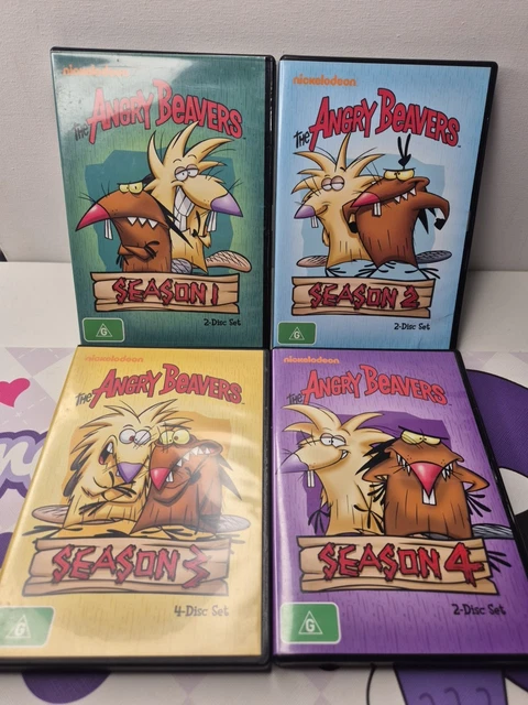 THE ANGRY BEAVERS Complete Season 1-4 DVD Collection Animation PAL REG ...