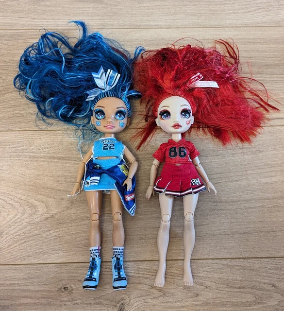 RAINBOW HIGH DOLL Skyler Bradshaw & Ruby Anderson Cheer Doll Bundle £19 ...