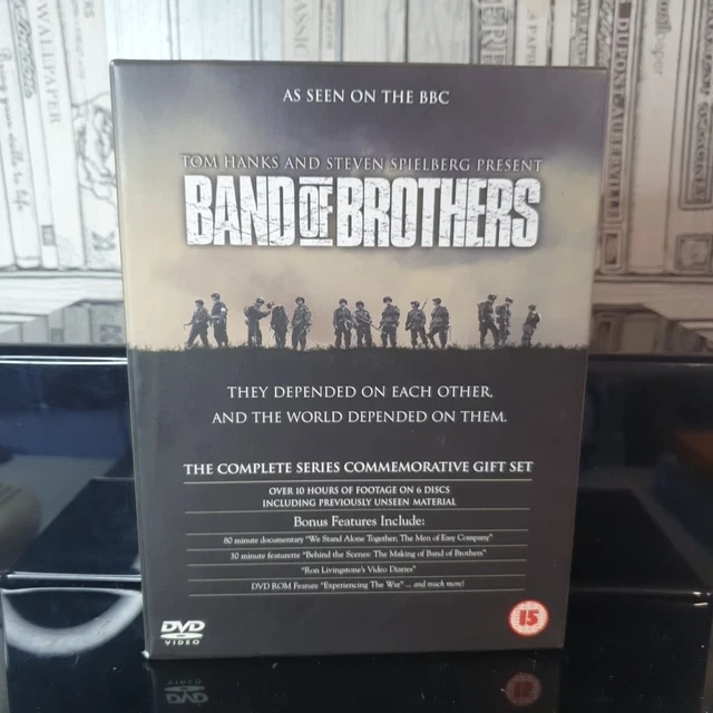 BAND OF BROTHERS DVD- Complete HBO Series Commemorative Gift Set 6 ...