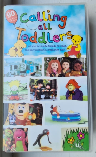CALLING ALL TODDLERS VHS Best Children’s Compilation Ever 90 Minutes ...
