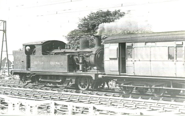 RAILWAY PHOTO BR ex-LNER Class F5 2-4-2T at Romford 1949 by Casserley £ ...