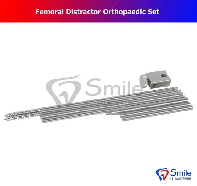 FÉMORAL DISTRACTOR ENSEMBLE Complet Orthopédique Médical Instrument ...