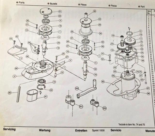 SIMPSON LAWRENCE SPRINT 1000 Windlass, Windlass spares Choose from menu ...
