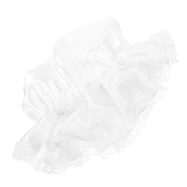 RUFFLE BONNETS FOR Black Women White Maid Cosplay Hat Costume Accessory ...